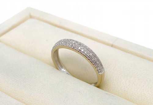 Золотое кольцо с бриллиантами 585пр. размер: 17