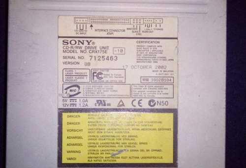 Оптический привод Sony CD-R/RW 2002 г. в