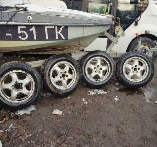 Зимние колёса на литых дисках на волгу 195/65 R15