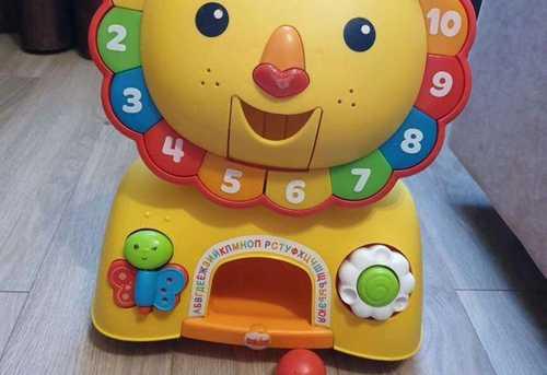 Лев каталка Fisher Price