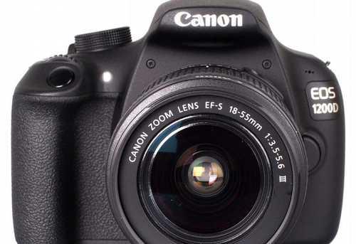 Canon 1200d(18-55mm) +16гб+Доп/Акб+Сумка+З/у+USB+