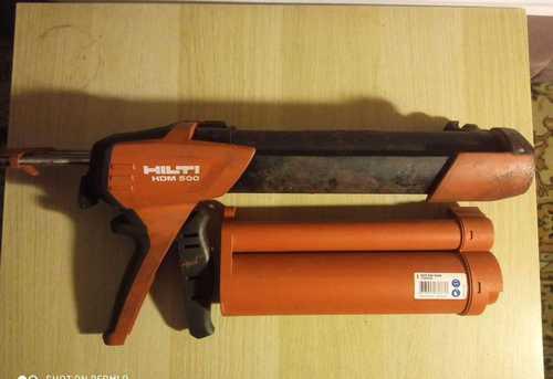 Ручной дозатор для хим анкеров hilti hdm 500