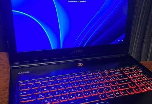 Игровой ноутбук msi i5 6300 GTX970m 8gb ddr4