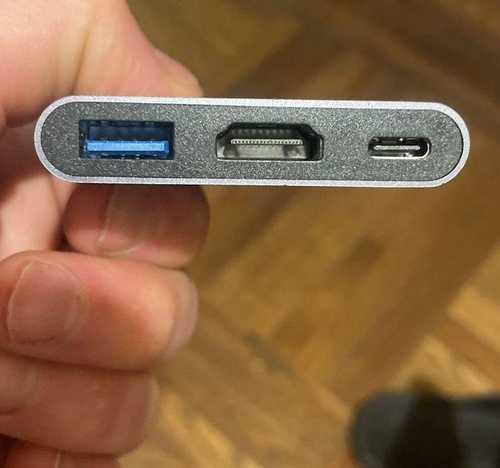 USB HUB 3 в 1., type c hdmi для macbook