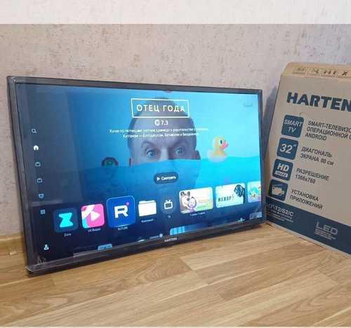 Телевизор Hartens 32 дюйма SMART TV новый