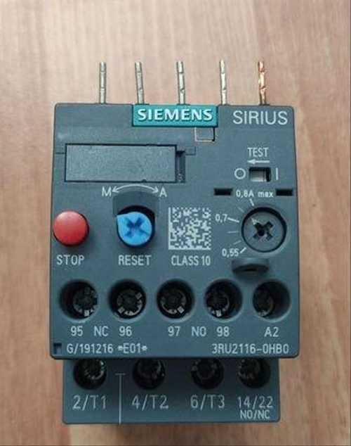 Реле перегрузки Siemens 3RU2116-0HB0