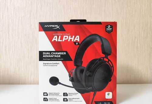 Наушники HyperX Cloud Alpha S Black