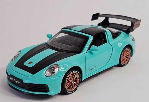 Модель машины Porsche 911 Targa 4S Мятный 1:32