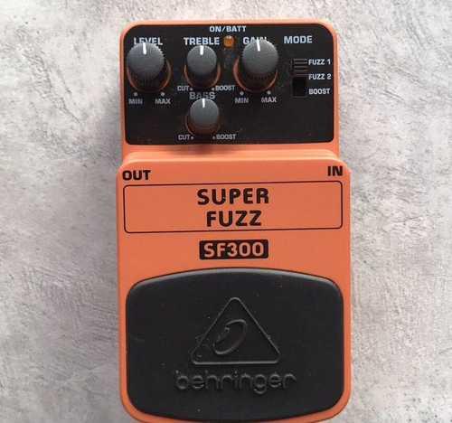 Гитарная педаль behringer sf300 super fuzz