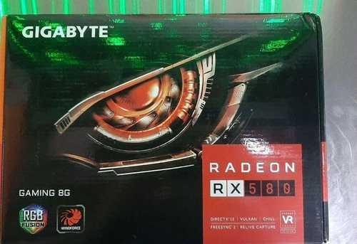 Видеокарта Radeon rx 580 gaming 8g