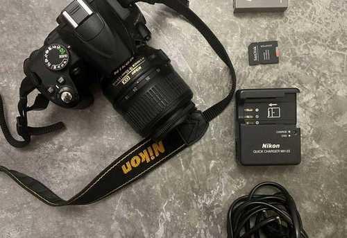 Фотоаппарат Nikon d3000 версия kit vr
