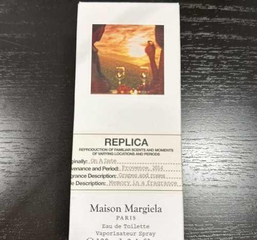 Maison margiela replica on a date духи