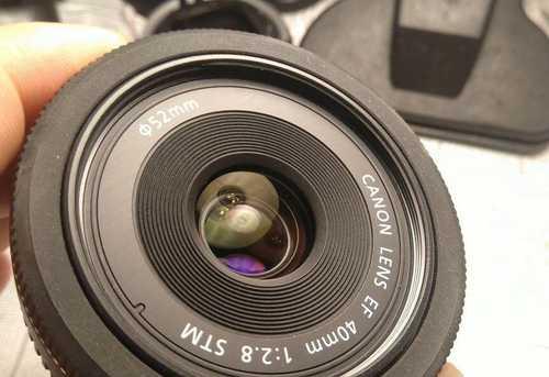 Canon EF 40mm f/2.8 STM коллекционный идеальный