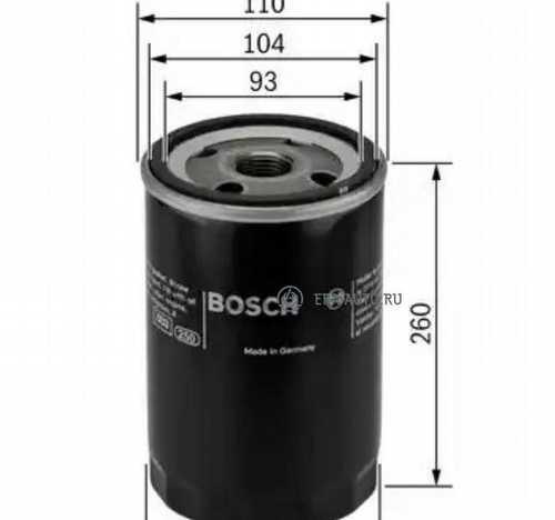 Bosch 0451403001 Масляный фильтр p3001