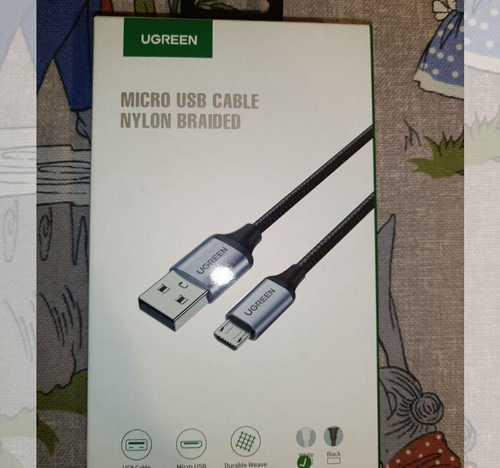 Кабель usb type c / micro USB Ugreen