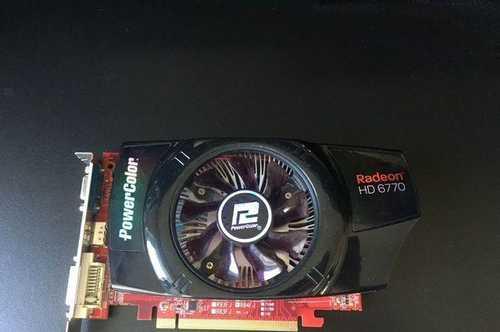 PowerColor HD6770 1GB gddr5 Полностью рабочая