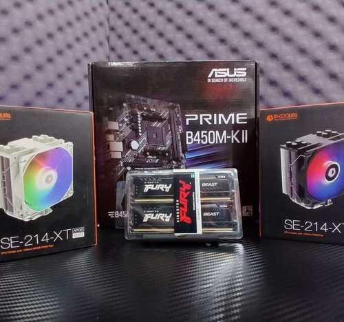 Ryzen 5 3600/b450/16GB/Охлаждение