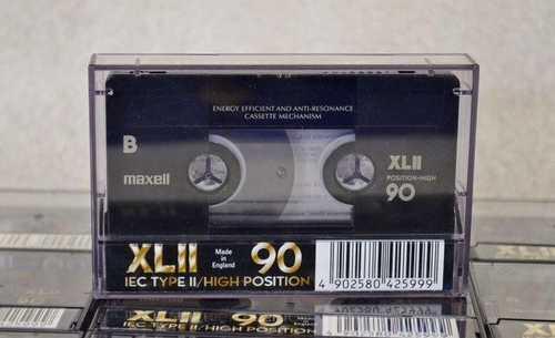 Аудиокассеты Maxell XLll 90 хром лот 10шт