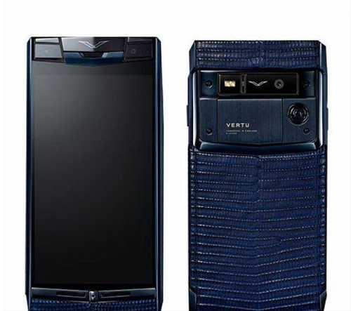 Телефон Vertu Signature Touch Pure NavyLizard