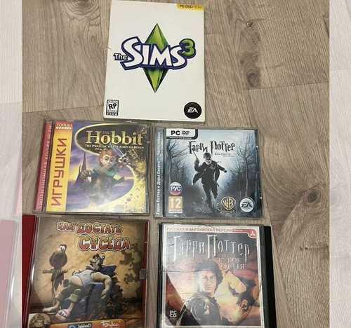 Диски CD игры, sims 3, Гарри поттер