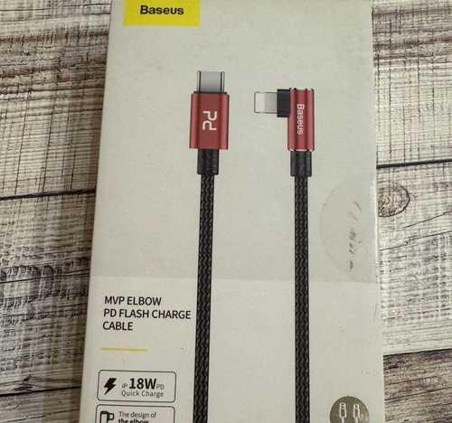 Кабель Baseus MVP Elbow Type-C to iP Cable PD 1m