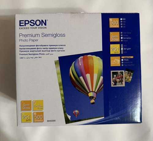 Фотобумага Epson premium semigloss 10x15 500 л