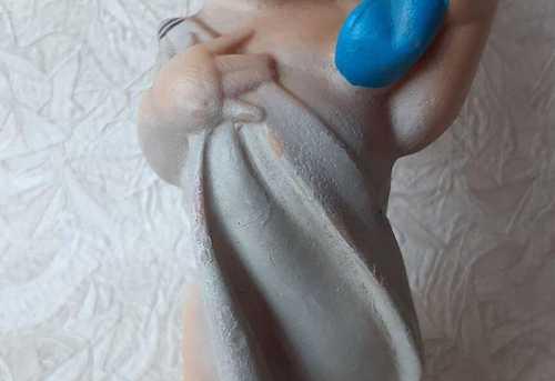 Кукла *Купальщица с телефоном*,резина,ГДР