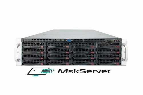 Сервер Supermicro 6037R-E1R16N 2x E5-2637v2 16Gb