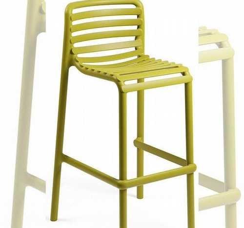 Стул пластиковый барный Nardi Doga Stool, грушевый