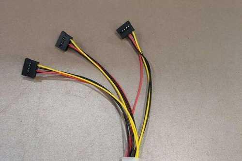 Переходник с Molex на 3 SATA