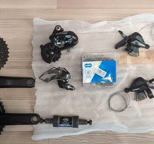 Групсет Shimano Altus 3x8 ск