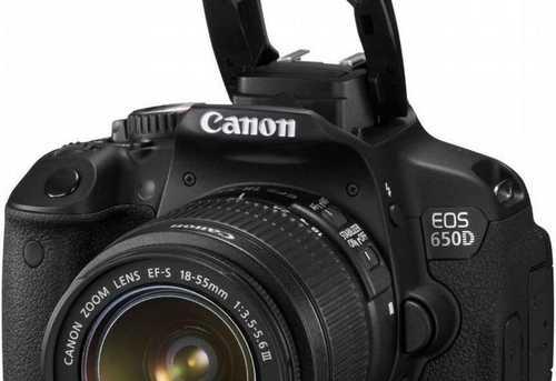 Фотоаппарат Canon EOS 650D Kit 18-55