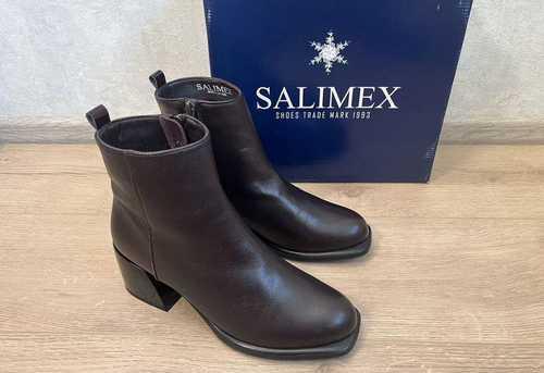 Новые женские кожаные ботинки Salimex