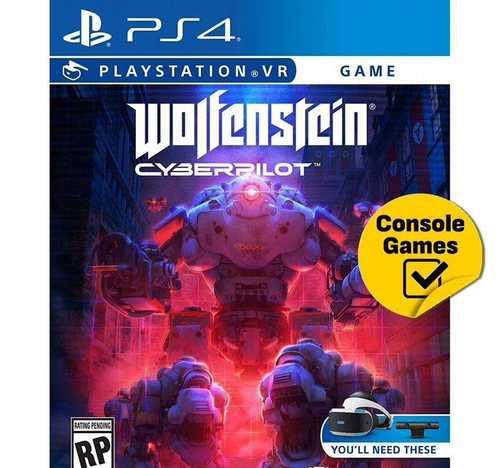 PS4 VR Wolfenstein: Cyberpilot Новый