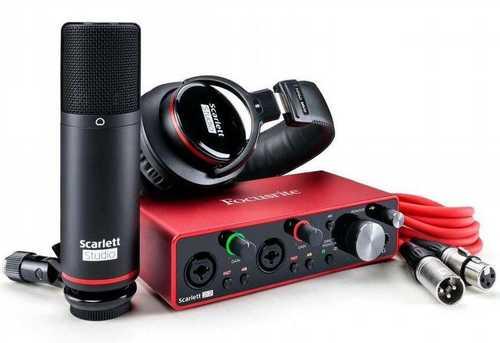 Комплект focusrite Scarlett 2i2 Studio 3rd Gen