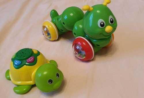 Развивающие игрушки Черепаха и Гусеница