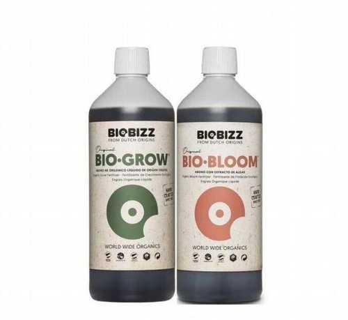 Комплект удобрений Biobizz Bio Grow + Bio Bloom