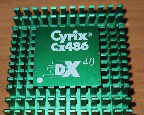 Ретро процессор Cyrix Cx486 Dx40