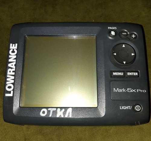 Эхолот lowrance mark 5x pro