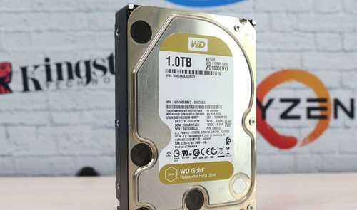 Жесткий диск WD Gold 1 тб (WD1005fbyz) 6964ч