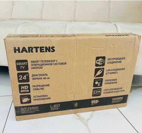 Телевизор Hartens HTY-24HDR06B-S2 24 HD