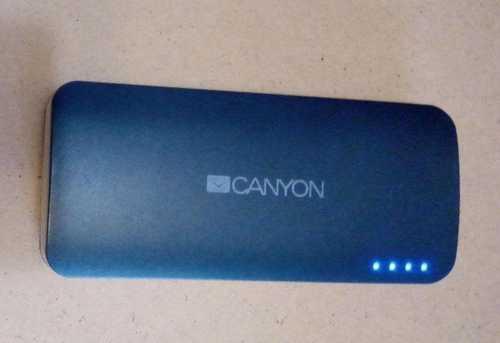 Аккумулятор внешний powerbank Canyon CNE-CPB100DG