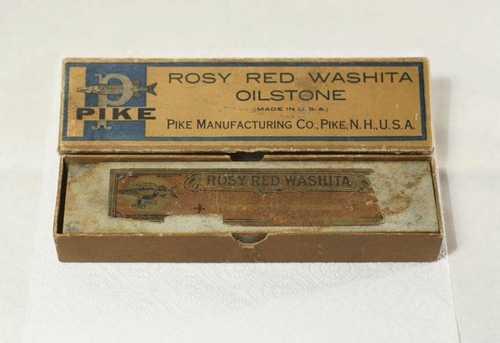 Коллекционная Rosy Red Washita, точильный камень