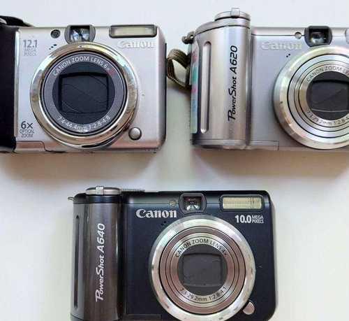 Компактный фотоаппарат canon A620, A640, A650
