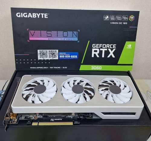 Идеальная Видеокарта Gigabyte RTX3060 12gb Vision