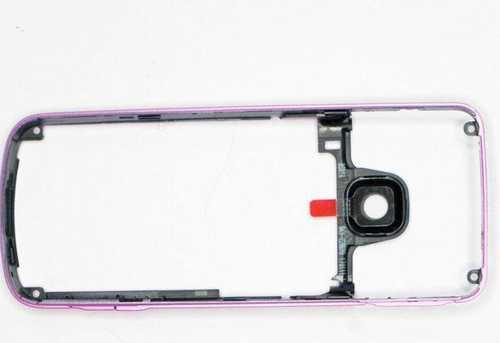 Рамка со стеклом камеры Nokia 6700 с pink нов ориг