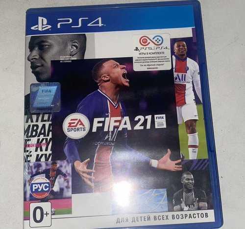 Fifa 21 ps4 диск