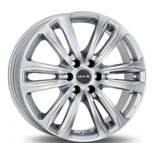 R18 6x130 8J ET53 D84,1 MAK Safari 6 Silver