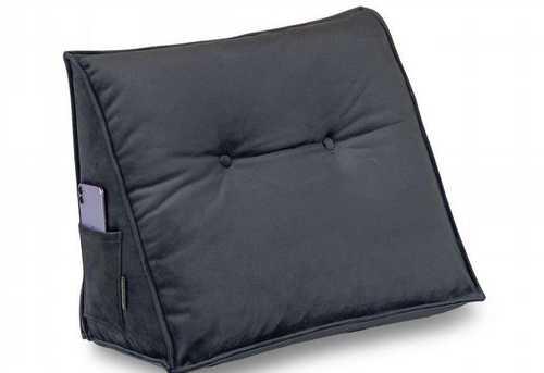 Клиновидная подушка на кровать диван Лазурь 60