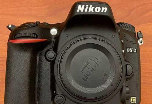 Зеркальный фотоаппарат Nikon D610 Body. Пробег: 17